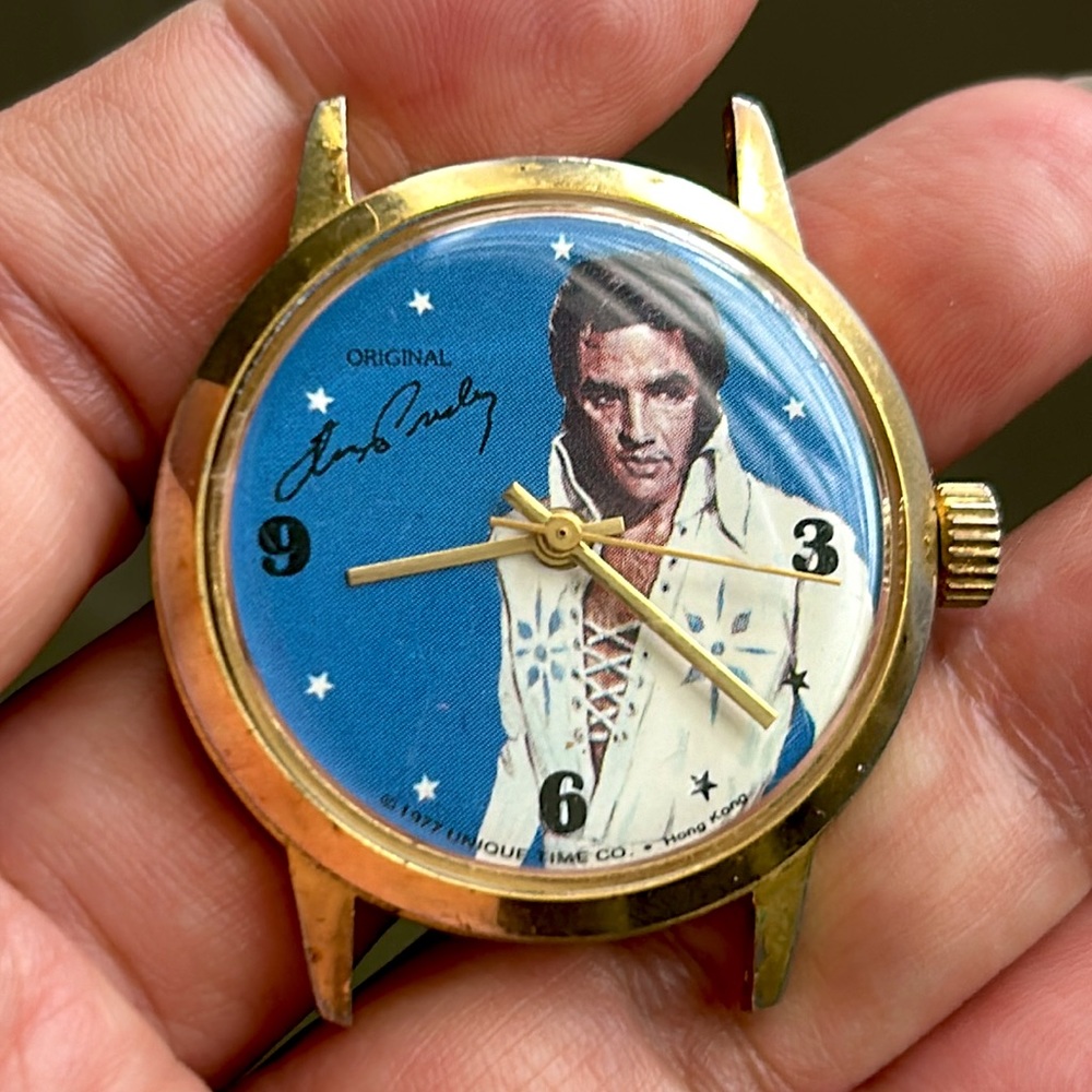 1977 Elvis Presley Watch Collectible - Gem